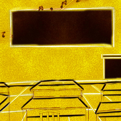 高清LED大屏幕舞台背景学校教室沙画课桌讲桌黑板黄色小品背景