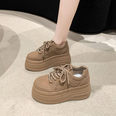 8cm内增高厚底高跟运动休闲鞋