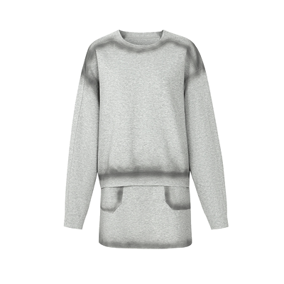 GCRUES喷绘休闲感卫衣套装