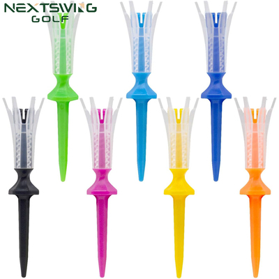 NS高尔夫tee球钉彩色可调高度