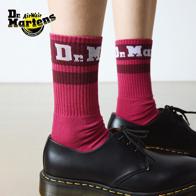 Dr.Martens马丁博士Athletic Logo Sock 26秋新款舒适百搭袜子