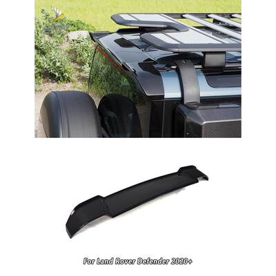 适用路虎款新卫士defender加装升级尾翼后扰流板ABS材质无损安装
