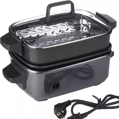 分PO体家用长方形烤鱼烤8L