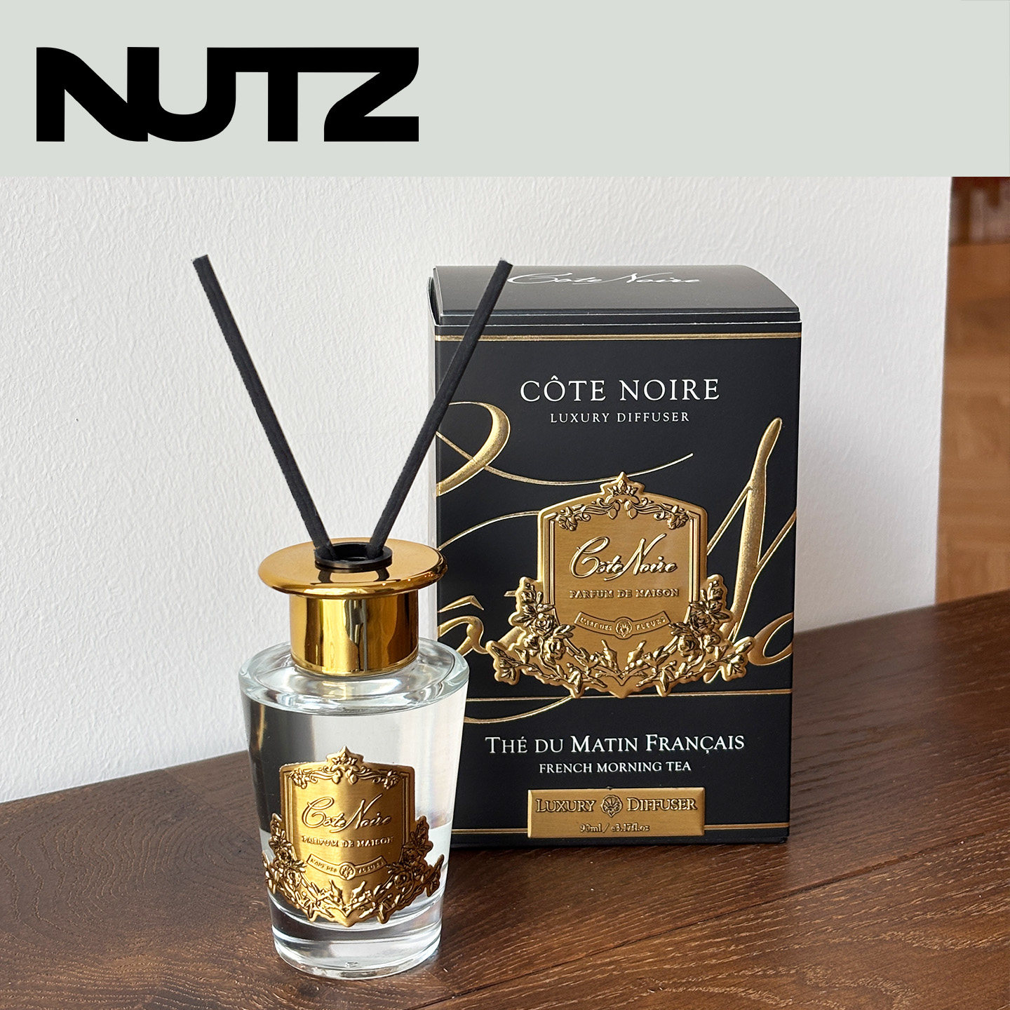 NUTZ Cote Noire无火香薰法国藤条扩香卧室内桌摆件植物精油礼物