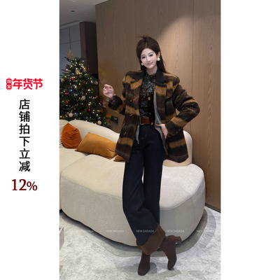 利达 NEW DADADA【举手投足】时尚休闲设计感牛仔裤QDM3374