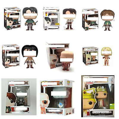 进击的巨人 兵长 利威尔 艾伦 三笠阿克曼手办模型玩具