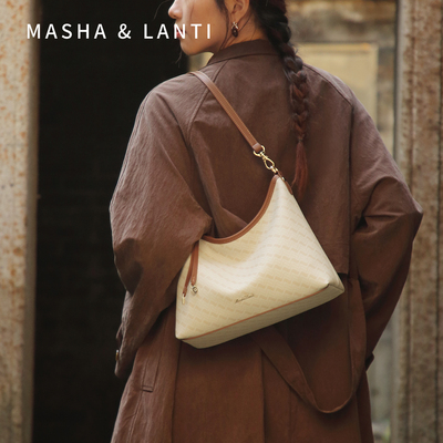 高级感大容量通勤腋下包