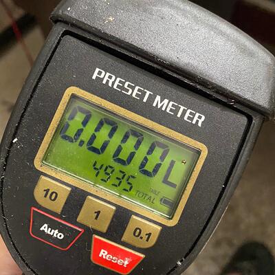 PRESET METER PIUSI 数显电子定量加油枪议价维修