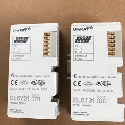 EL6731 倍福EtherCAT Profibus Master工控通讯模块议价维修