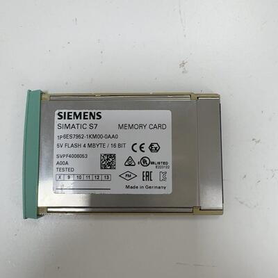 6ES7952-1KM00-0AA0 工控存储卡 5V FLASH 4MBYTE 16BIT议价维修