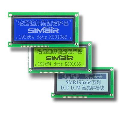 19264液晶屏模块 3.3v 蓝屏 19264A点阵屏 工业屏  5V 高亮19264