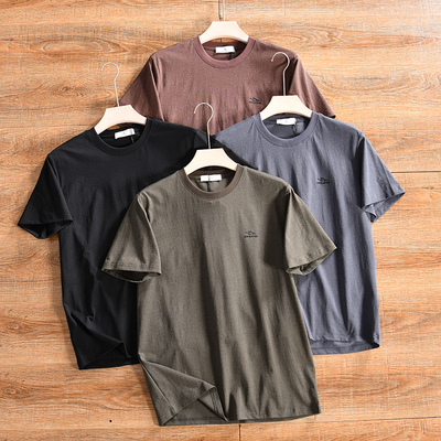 【吸湿快干+四面弹~ODM订单】夏季男士圆领休闲薄款短袖速干T恤潮