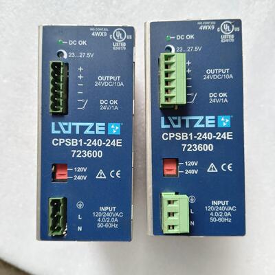 德国LUTZE吕策电源CPSB1-240-24E