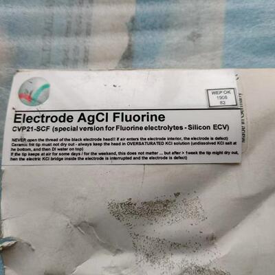 AgCl氟电极 型号CVP21-SCF 适用于氟离子测量