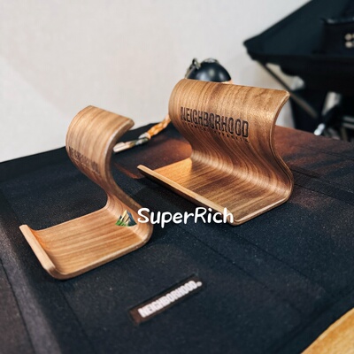 包邮NBHD胡桃木手机支架实木平板支架厚实桌面支架稳固木质轻便