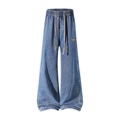 美式潮牌牛仔裤子男夏季2026新款