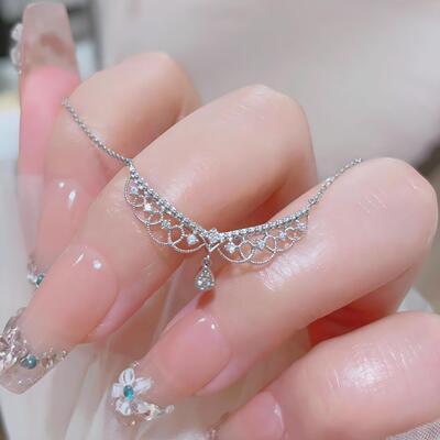 银贝S925纯银蕾丝镂空宫廷城堡女