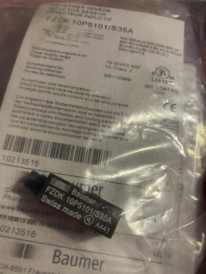 BAUMER FEDK 10P5101 BAUMER FSDK 10D9601原装询价FHDK 10N5101