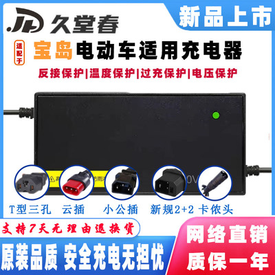 电动车电瓶充电器新能源三轮宝岛