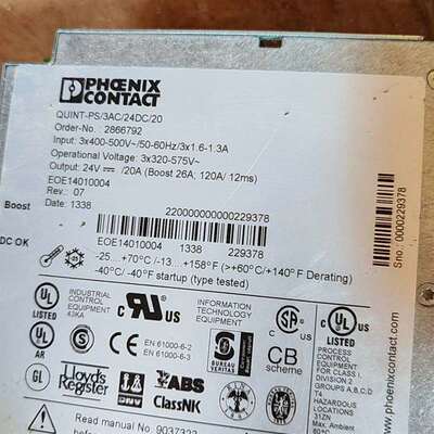 议价二手菲尼克斯电源 2866792成色如图