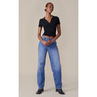 荷兰轻奢DP钩针短款针织Polo衫