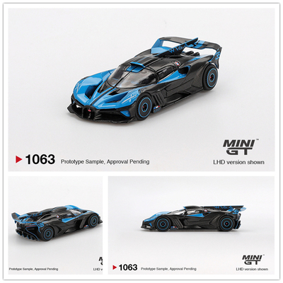 MINIGT 1:64 Bugatti Bolide Presentation 仿真合金汽车模型