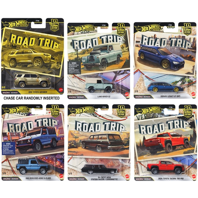 Hot Wheels风火轮汽车文化公路旅行奔驰斯巴鲁雪佛兰丰田路虎车模