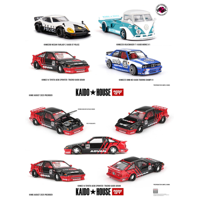 Kaido House + MINIGT Toyota AE86 Sprinter Trueno Kaido ADVAN