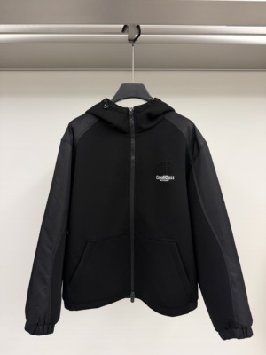 Cavalli Class男装26秋冬新款连帽棉服印花休闲外套CM082F3543