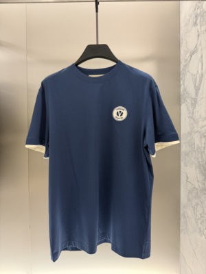 Giovanni Valentino男装26夏季新款绣标短袖T恤假两件VT62330177