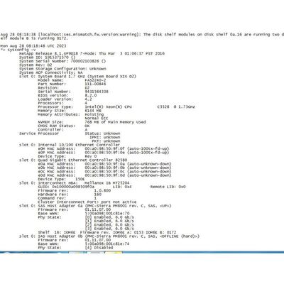NETAPP FAS2240/2220 111-00846 111-00817 X3245A