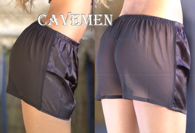 网纱透视夏季超薄宽松四角短裤