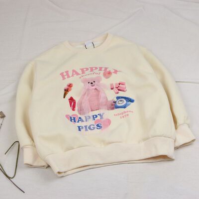 23233迪家卫衣童装秋款女童卡通套头衫中童