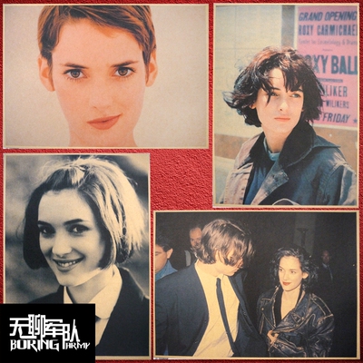 酒吧咖啡厅装饰画牛皮纸海报