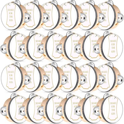 12-48Set Wedding Tambourines for Adults Hand Drums Noise Mak