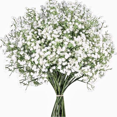 1Pcs 63cm Babies Breath Artificial Flowers Plastic Gypsophil