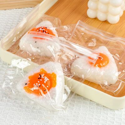 2026 New Egg Yolk Squishy Toy - Food-Safe Silicone Stress Ba