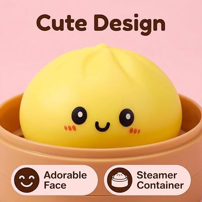 Dumpling Squishy Toys Cartoon Color E Steamed Stuffed Bun Pi