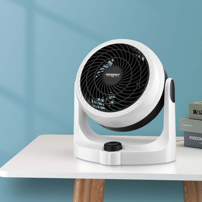 新款空气循环扇家用轻巧静音换气台式空气对流扇小型电风扇冷风扇_虎窝淘