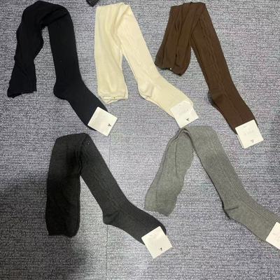 9.1东大门韩国YOLO简约纯色过膝长袜子透气舒适百搭