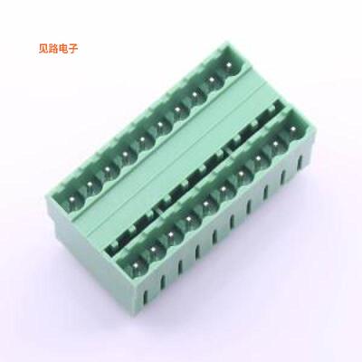 KF2EDGVH-5.08-2*10P -[原装插拔式接线插件,P=5.08mm