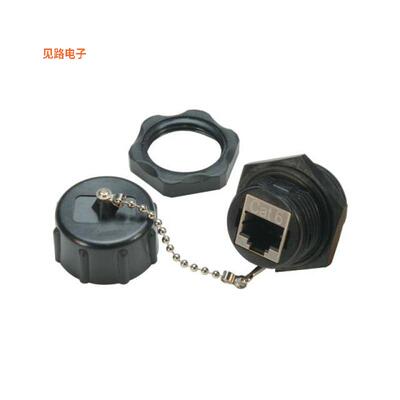 WPBHC6 -原装[C6 RJ45 COUPLER IP67 BULKHEAD插孔，8p8c（RJ45）