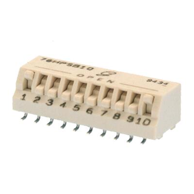 76HPSB02GWRT -[全新SWITCH PIANO DIP SPST 0.15A 30V]