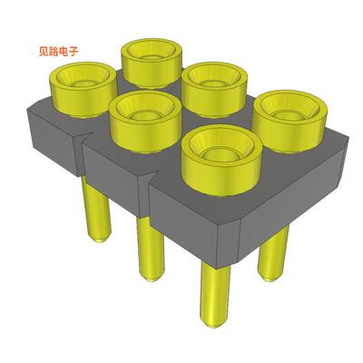 SDL-103-G-10 -[全新CONN RCPT 6POS 0.1 GOLD PCB]