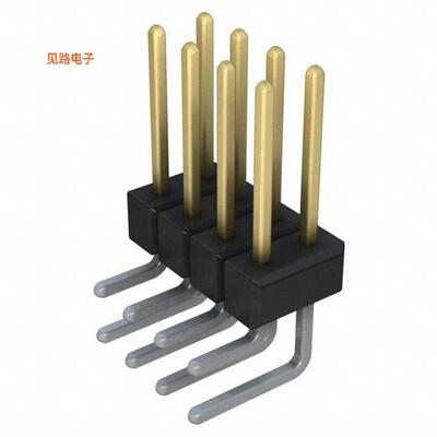 PBC04DGAN -原装[CONN HEADER R/A 8POS 2.54MM针座，分离式