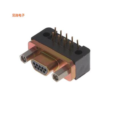 MDM-9PCBRM7-F222 -[全新CONN MICRO-D PLUG 9POS R/A SLDR]