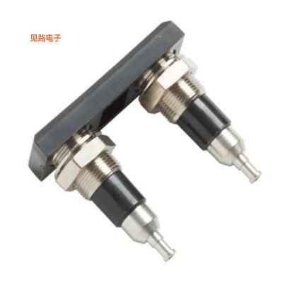 73101-0 -原装[PANEL MOUNT DBLE/4MM JACK BLK香蕉插孔，双路