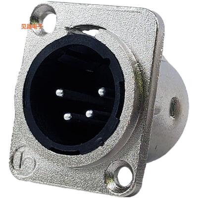 IO-XLR4-M-JL -[全新JL SERIES,4 PIN XLR MALE RECEPTA]