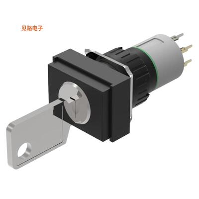 51-428.036D -[全新SWITCH KEYLK 2POS DPST 100MA 42V]