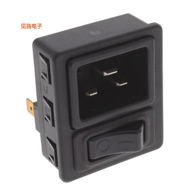 6136.0138.0310 -[全新PWR ENT MOD RCPT IEC320-C20 PNL]
